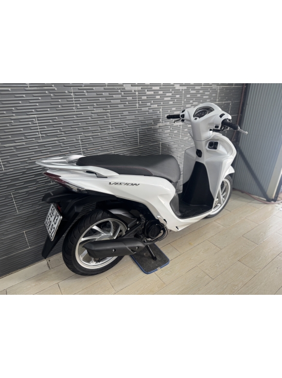 Honda Vision 2021 Trắng Đen Bs Sài Gòn